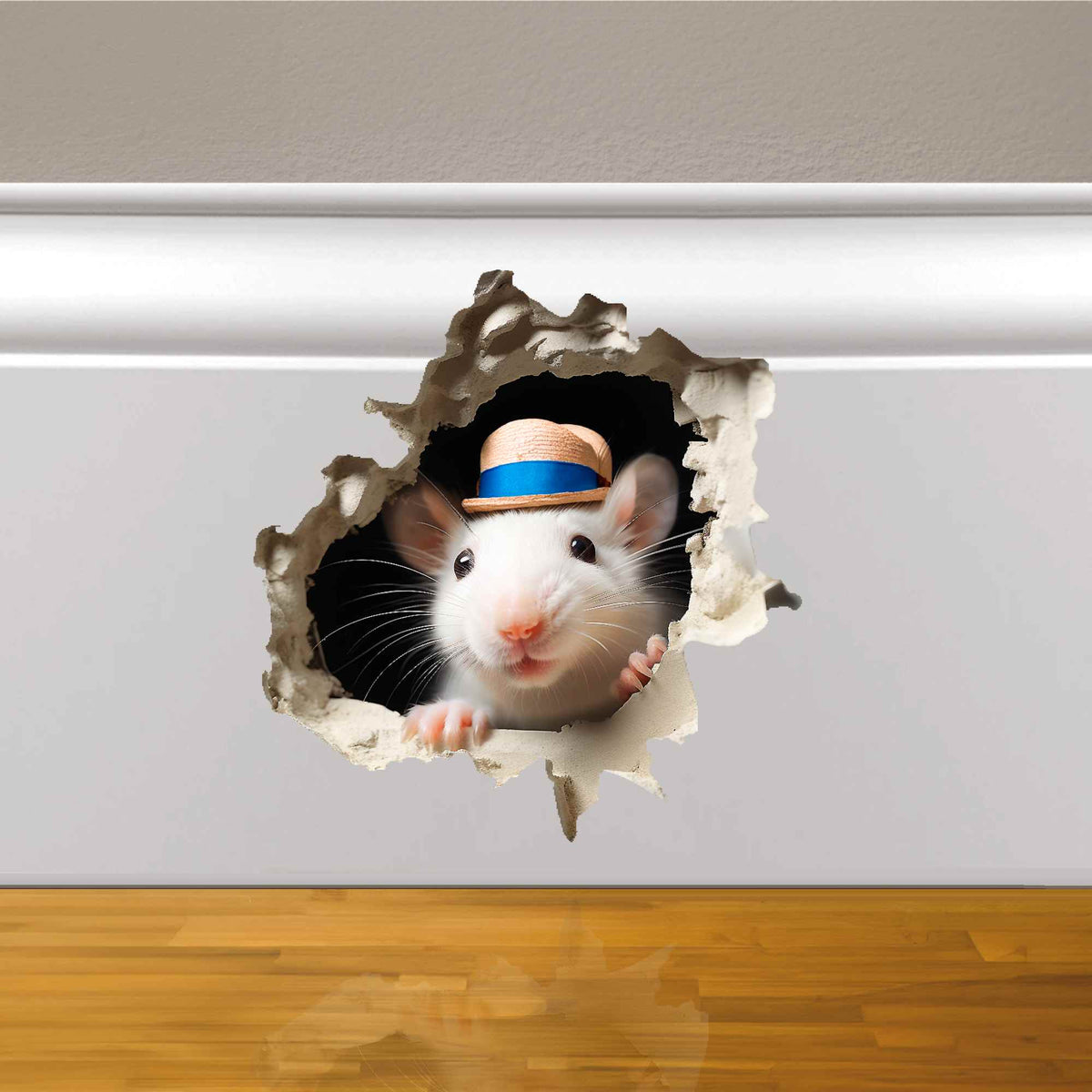 3D Mouse Hole Sticker - Ernesto - Micesterpiece – Micesterpiece
