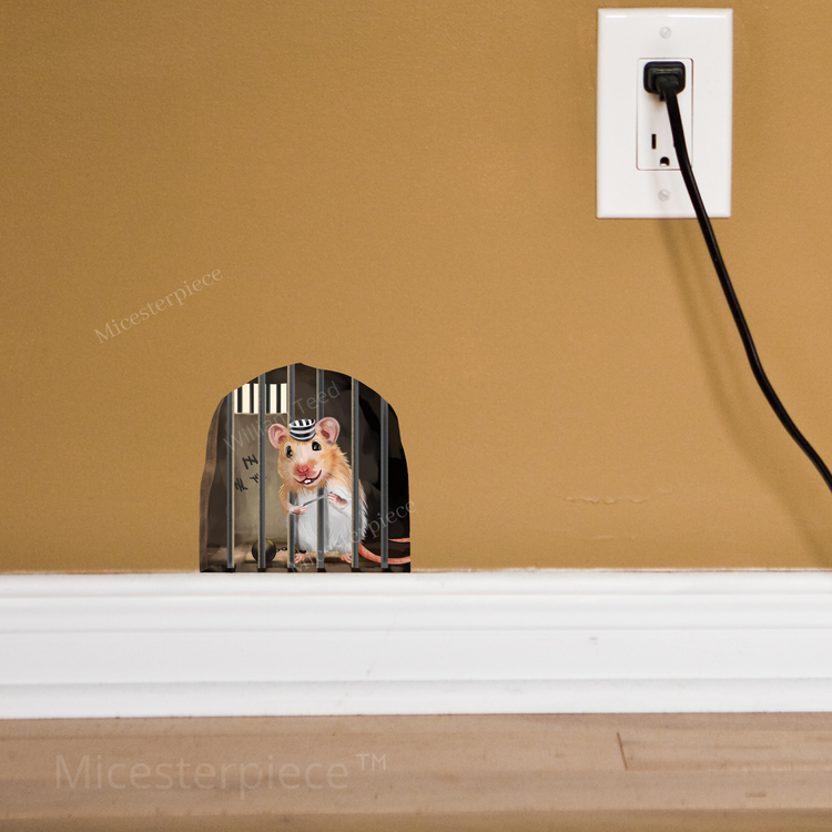3D Mouse Trap Wall Decal - Micesterpiece – Micesterpiece